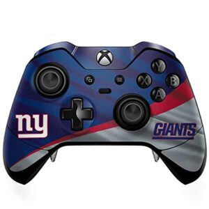 skinit decal gaming skin compatible with xbox one elite controller - officially licensed nfl new york giants design