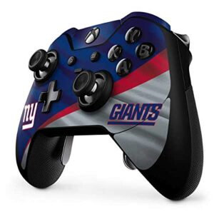 Skinit Decal Gaming Skin compatible with Xbox One Elite Controller - Officially Licensed NFL New York Giants Design