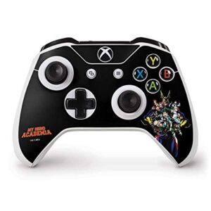 skinit decal gaming skin compatible with xbox one s controller - officially licensed funimation my hero academia main poster design