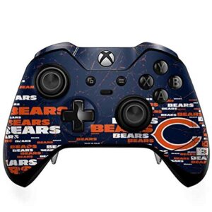 skinit decal gaming skin compatible with xbox one elite controller - officially licensed nfl chicago bears blast design