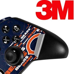 Skinit Decal Gaming Skin Compatible with Xbox One Elite Controller - Officially Licensed NFL Chicago Bears Blast Design