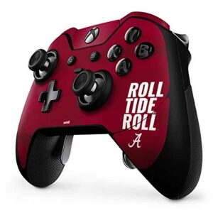 Skinit Decal Gaming Skin compatible with Xbox One Elite Controller - Officially Licensed College Alabama Roll Tide Roll Design