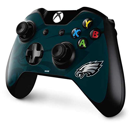 Skinit Decal Gaming Skin compatible with Xbox One Controller - Officially Licensed NFL Philadelphia Eagles Double Vision Design