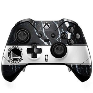 skinit decal gaming skin compatible with xbox one elite controller - officially licensed nba golden state warriors marble design