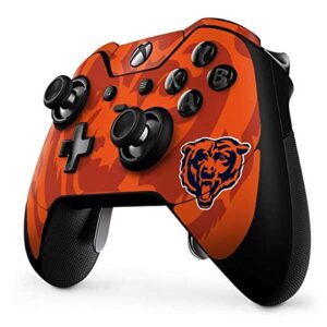 Skinit Decal Gaming Skin compatible with Xbox One Elite Controller - Officially Licensed NFL Chicago Bears Double Vision Design