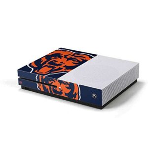 skinit decal gaming skin compatible with xbox one s console - officially licensed nfl chicago bears large logo design