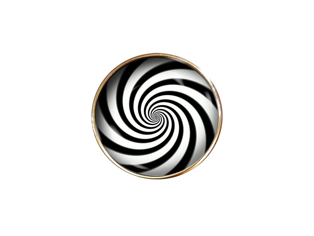 Chaoticfashion Vertigo Ring Handmade Hypnotize Jewelry Gift Pendant Charm