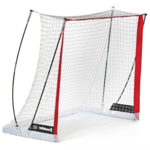 franklin sports nhl portable street hockey goal - fibertech lightweight street + roller hockey goal set - 50" fiberglass goal