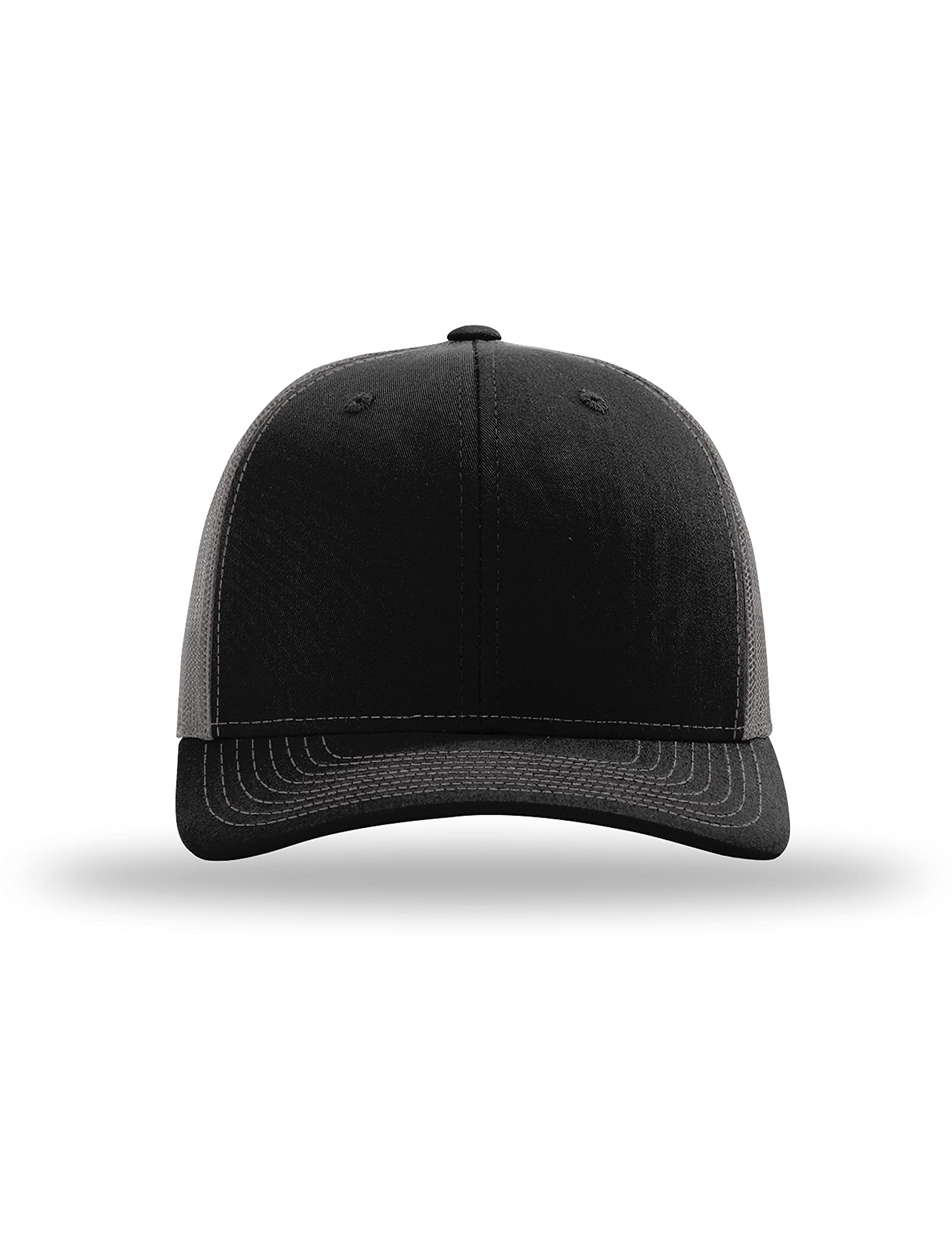 Richardson Trucker Cap, Black/Charcoal, One Size