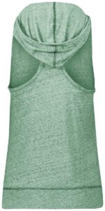 holloway sportswear womens advocate hooded tank xs forest