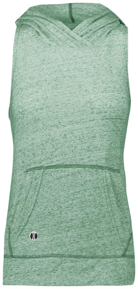 Holloway Sportswear Womens ADVOCATE HOODED TANK XS Forest