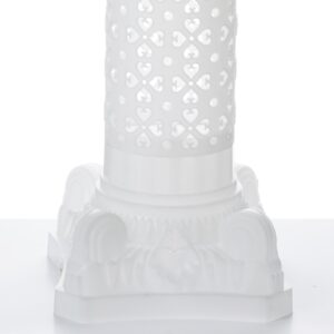 TABLECLOTHSFACTORY 4 Pillars/Set Venetian Roman Wedding Columns Holds Flower Plates 41" Tall(Height Adjustable)