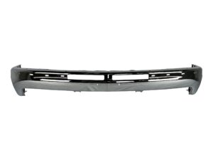 mbi auto - chrome, steel front bumper impact bar fascia compatible with 1999 2000 2001 2002 chevy silverado pickup 99-02, gm1002376