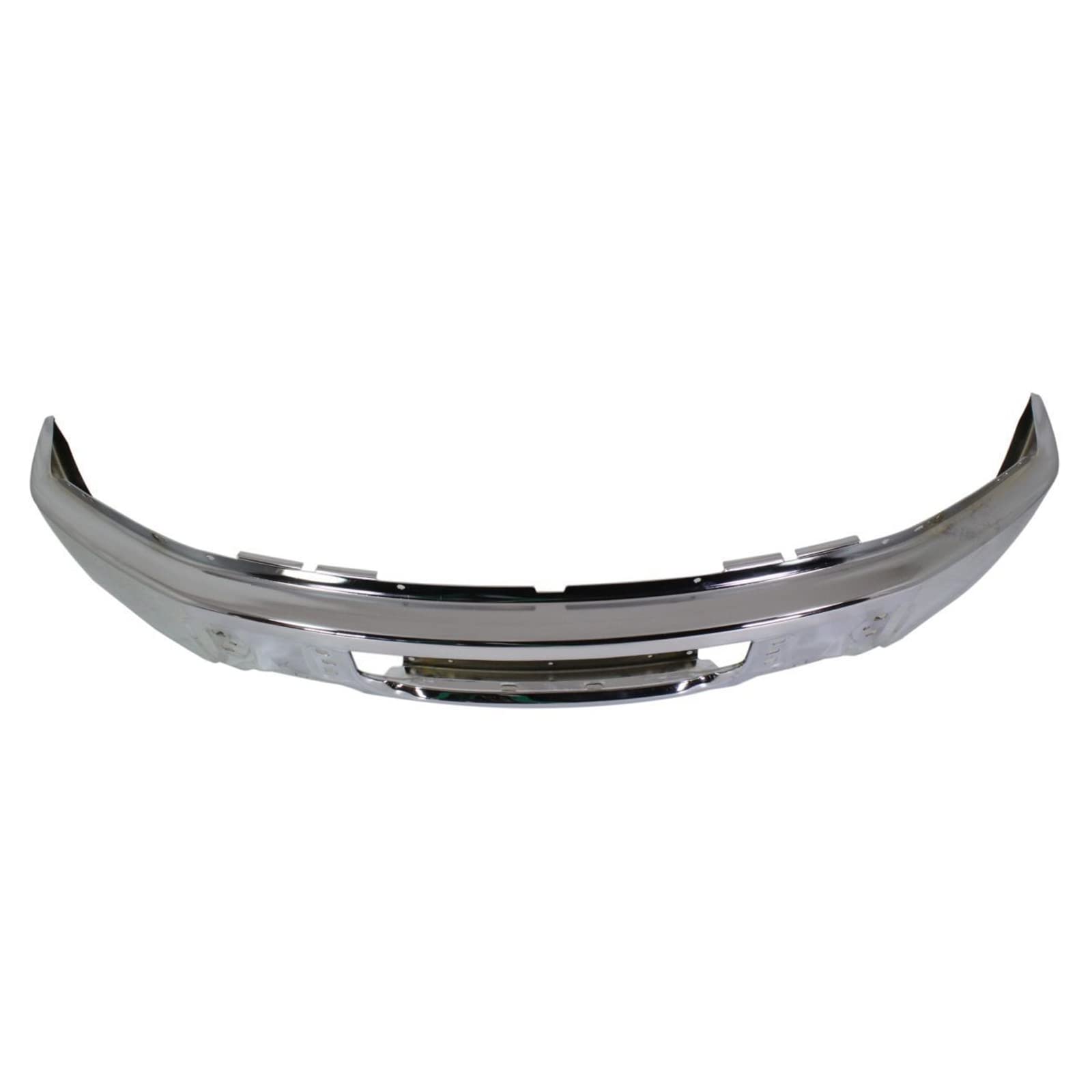 MBI AUTO - Chrome, Steel Front Bumper Face Bar Fascia for 2009-2014 Ford F150 Pickup 09-14 WITHOUT FOG LIGHTS, FO1002412