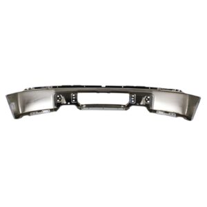 MBI AUTO - Chrome, Steel Front Bumper Face Bar Fascia for 2009-2014 Ford F150 Pickup 09-14 WITHOUT FOG LIGHTS, FO1002412