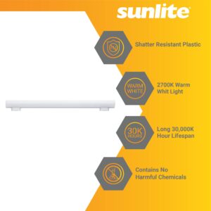 Sunlite 53149 LED Linestra Vanity Light Bulb LN35 Replacement Lightbulb, 11.6 Inches, 5 Watt (35W Equivalent), Dimmable, S14s Base, 420 Lumens, 27K-Warm White