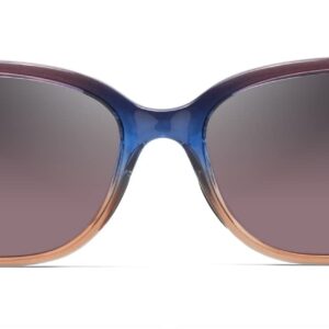 Maui Jim Women's Honi Polarized Cat Eye Sunglasses, Sunset/Maui Rose®, Small