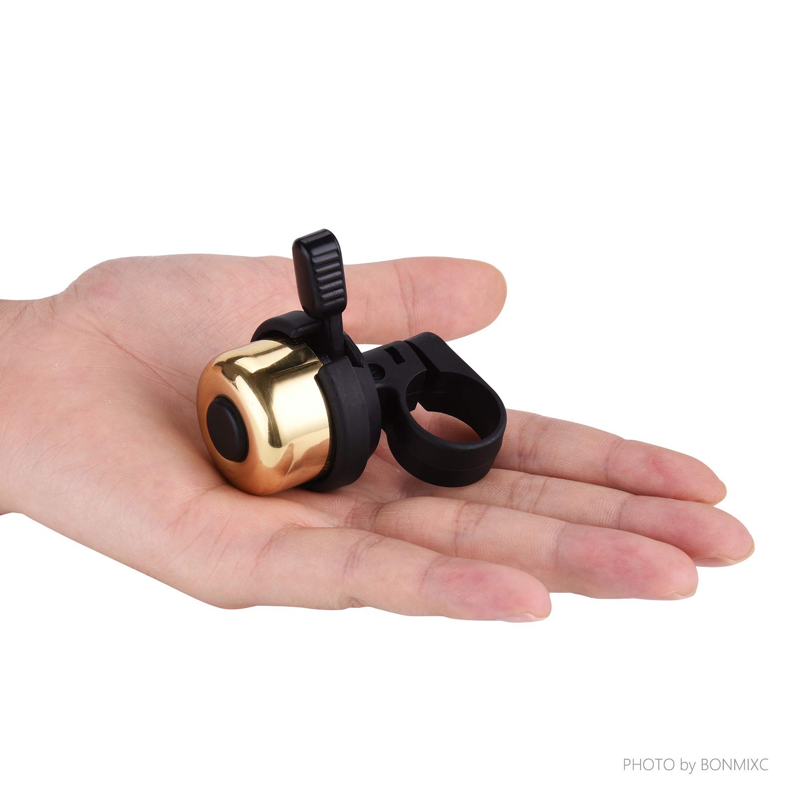 BONMIXC Bicycle Bell Brass Mini Bike Bell (2 PACK)