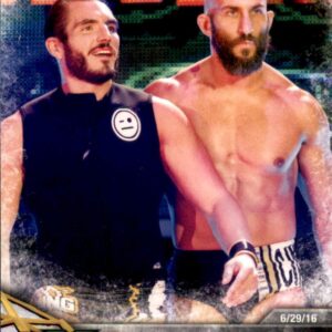 2017 Topps WWE NXT Matches and Moments #46 Johnny Gargano & Tommaso Ciampa Defeat The Hype Bros.