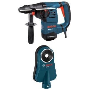 bosch rh328vc 1-1/8-inch sds rotary hammer with hdc200 sds-max hammer dust collection attachment