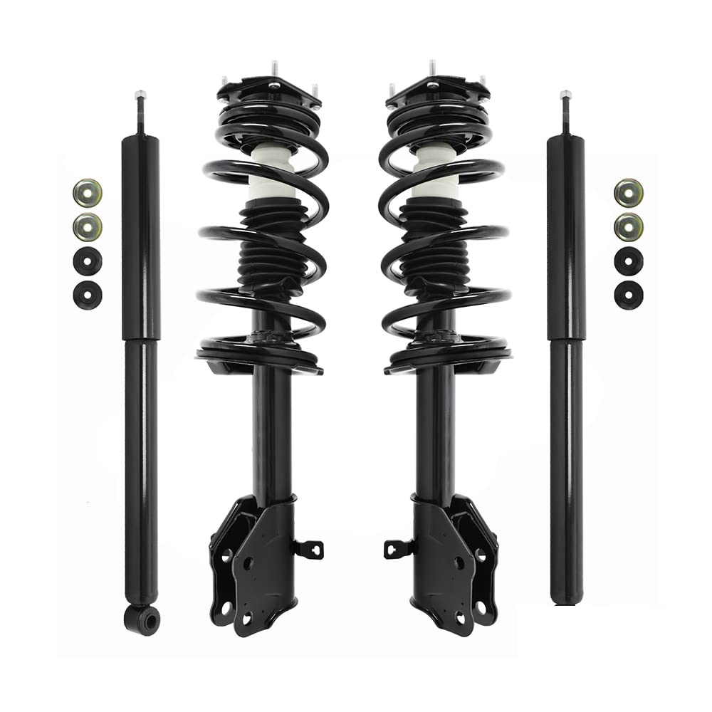 COMPLETESTRUTS - Front Complete Strut Assemblies with Coil Springs and Rear Shock Absorbers Replacement for 2011-2014 Ford Edge - Set of 4