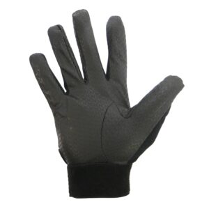 friction gloves dg disc golf glove - left hand - black - m