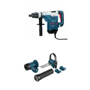 bosch 11265evs 1-5/8 spline combination hammer with hdc300 sds-max and spline hammer dust collection attachment