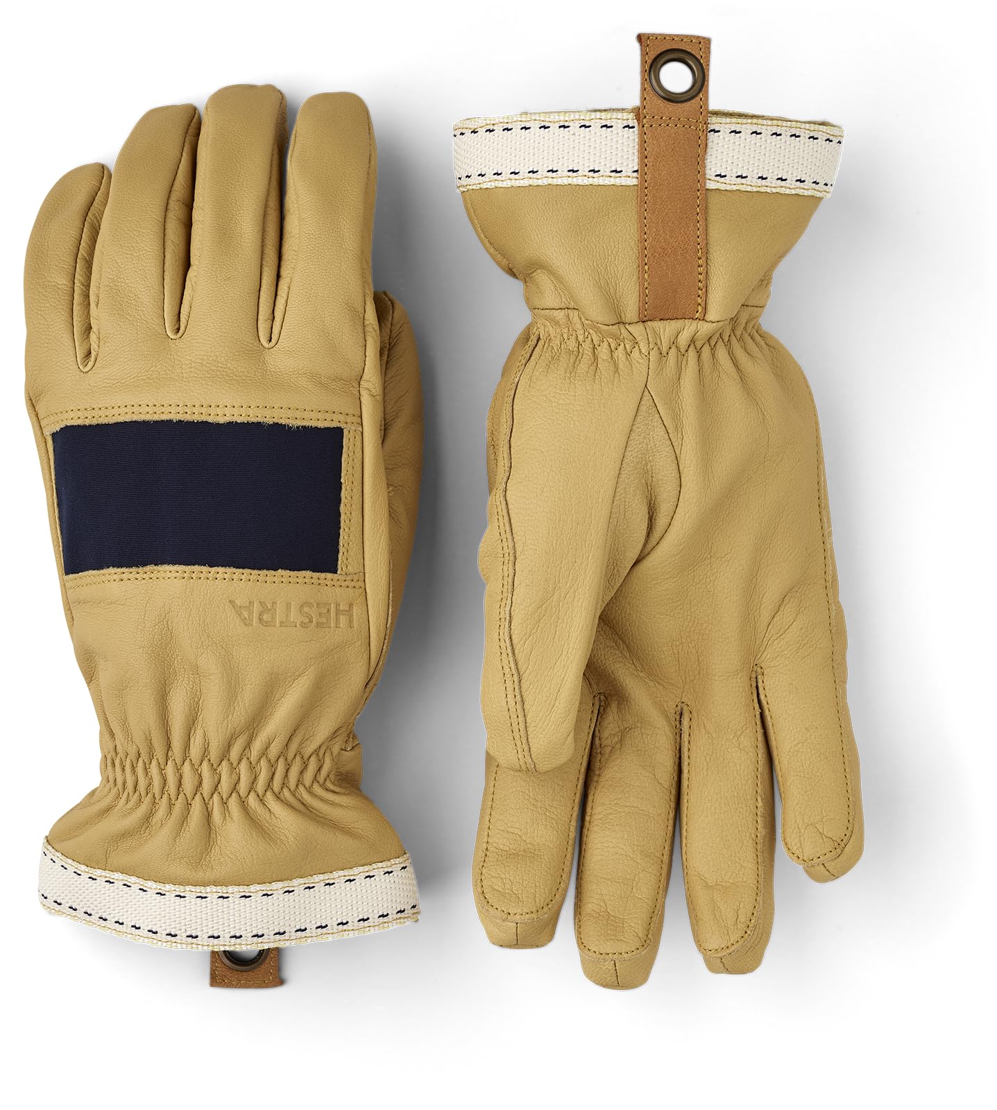 Hestra Njord Glove - Navy/Natural Brown | 9