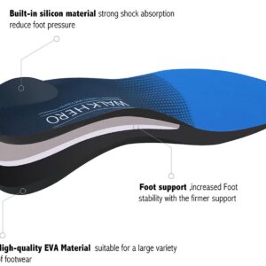 Plantar Fasciitis Feet Insoles Arch Supports Orthotics Inserts Relieve Flat Feet, High Arch, Foot Pain Mens 9-9 1/2 | Womens 11-11 1/2