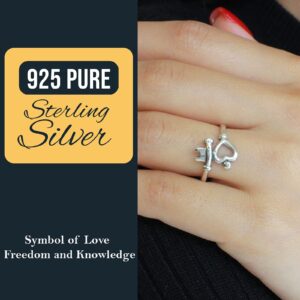 CloseoutWarehouse 925 Sterling Silver Key To My Heart Ring Size 9