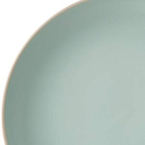 Gibson Home Rockaway Dinnerware, Teal Matte, Service for 4 (12pcs)