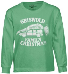 ripple junction national lampoon's christmas vacation griswold family xmas adult long sleeve xl irish green