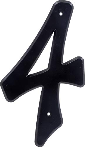 Hillman 839758 Black House Number Nail Plastic, 4-Inch