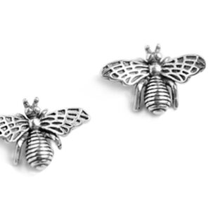 SLUYNZ 925 Sterling Silver Cute Bee Earrings Studs for Women Teen Girls Animal Studs Earrings