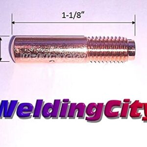 WeldingCity MIG Welding Gun .030" Accessory Kit (Contact Tip-Gas Nozzle-Gas Diffuser) for Miller M-series M-100/150 (M-10/15) and Hobart H-series MIG Guns Up To 150A