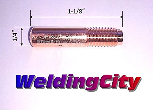 WeldingCity MIG Welding Gun .030" Accessory Kit (Contact Tip-Gas Nozzle-Gas Diffuser) for Miller M-series M-100/150 (M-10/15) and Hobart H-series MIG Guns Up To 150A