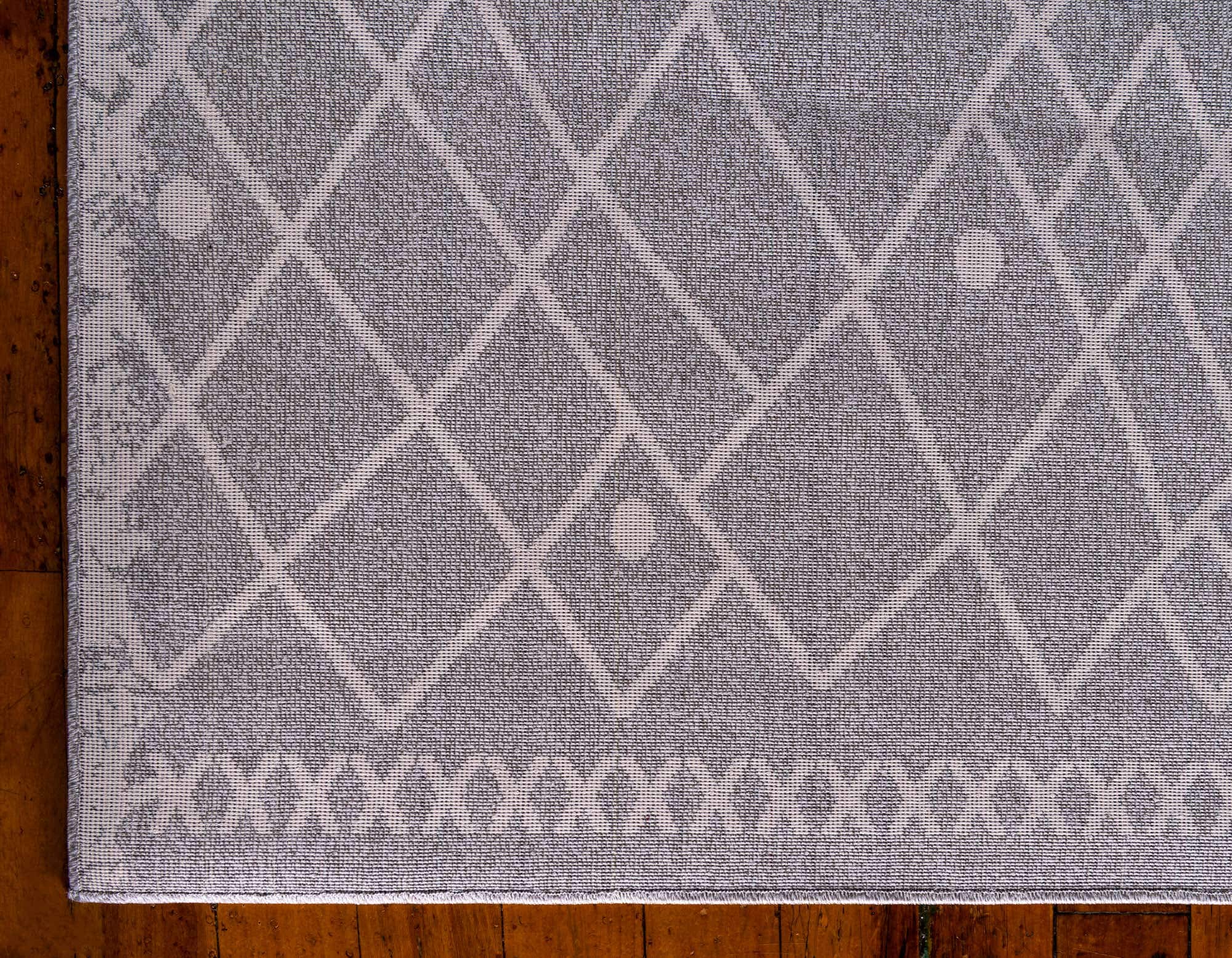 Unique Loom Fez Collection Tribal, Moroccan, Bohemian Area Rug, Runner 2' 0" x 6' 1", Gray/Beige