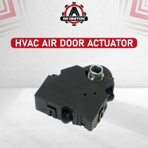 HVAC Air Door Actuator - Replaces 15-73989, 604-140, 20826182, 1573989 - Compatible with Chevy Traverse 09-12, GMC Acadia 07-12, Buick Enclave 2008-2012 - AC Heater Blend Mode Actuator