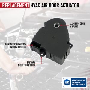 HVAC Air Door Actuator - Replaces 15-73989, 604-140, 20826182, 1573989 - Compatible with Chevy Traverse 09-12, GMC Acadia 07-12, Buick Enclave 2008-2012 - AC Heater Blend Mode Actuator