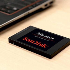 SanDisk SSD PLUS 120GB Internal SSD - SATA III 6 Gb/s, 2.5"/7mm, Up to 530 MB/s - SDSSDA-120G-G27