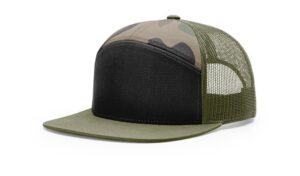 richardson 958 osfm black/green camo/loden