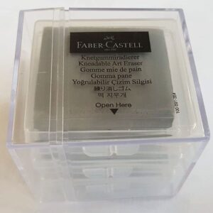 Faber-Castell Kneadable Art Eraser (Grey, pack of 3)