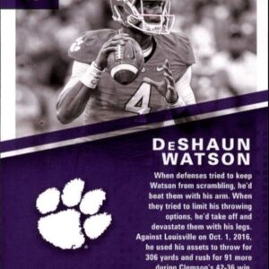 2017 Score Hype #13 Deshaun Watson RC Rookie NFL Football Trading Card Houston Texans