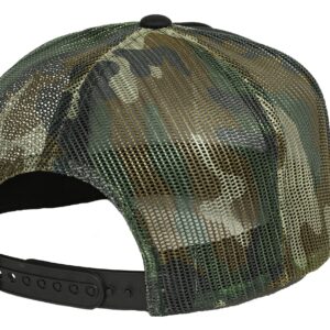 RVCA Men's VA All The Way Truck Hat (One Size, Black/Camo)