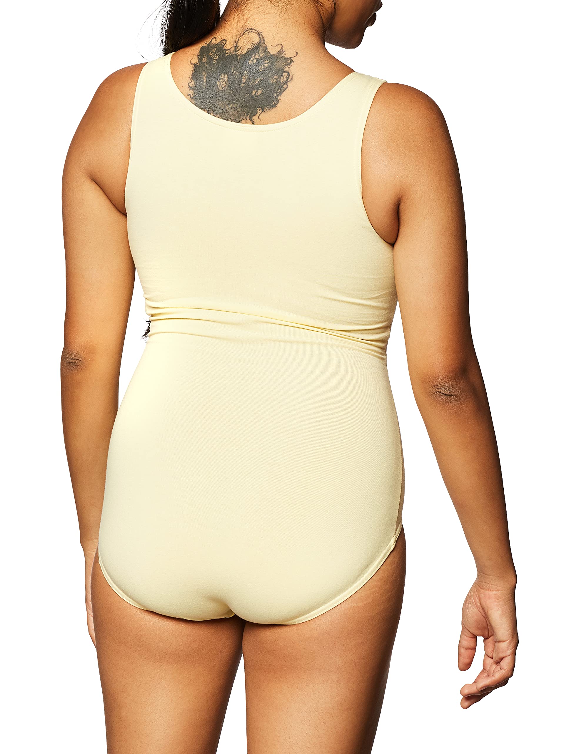 Capezio High-Neck Tank Leotard - Size Medium, Butter