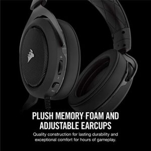 Corsair CA-9011170-NA HS50 Stereo Gaming Headset, Carbon