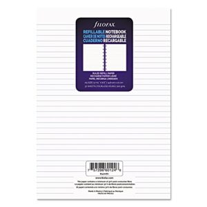 filofax b152008u notebook refill ruled 8 1/4 x 5 13/16 cream 32 sheets/pack