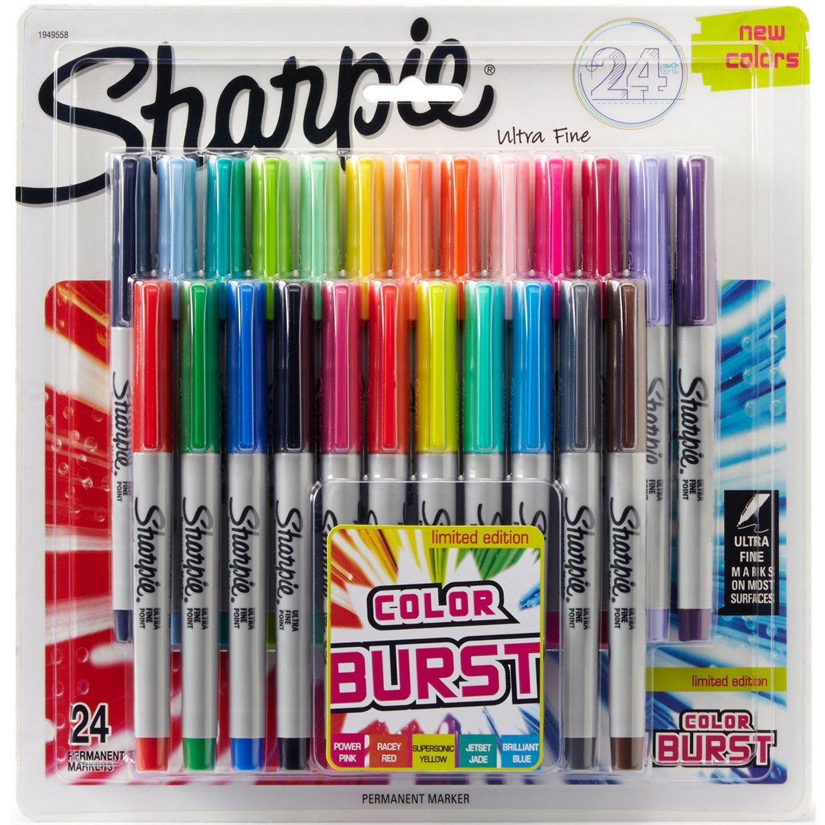 Sharpie Color Burst Ultra Fine Markers