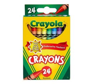 crayola crayons, assorted classic colors, 24 count