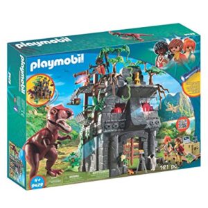 Playmobil Hidden Temple with T-Rex Building Set, Multi